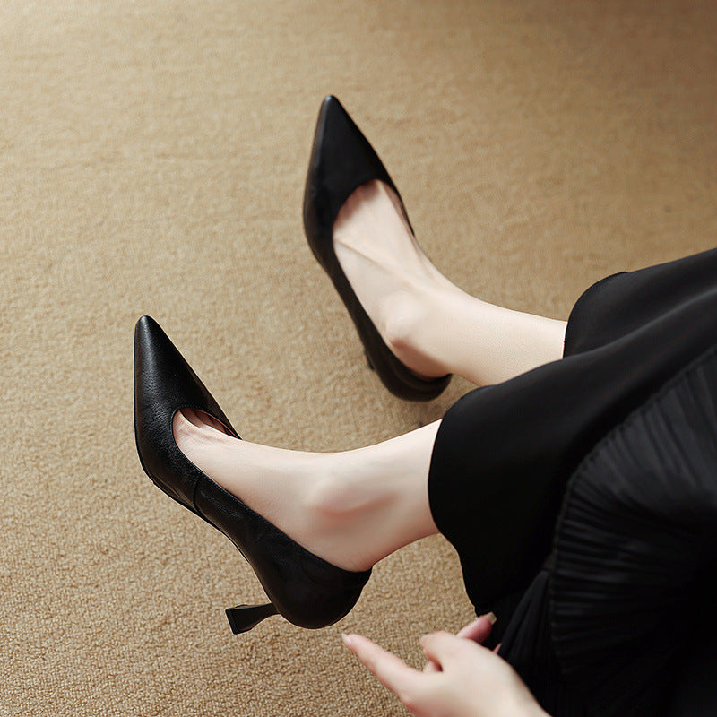Hope Leather Heels