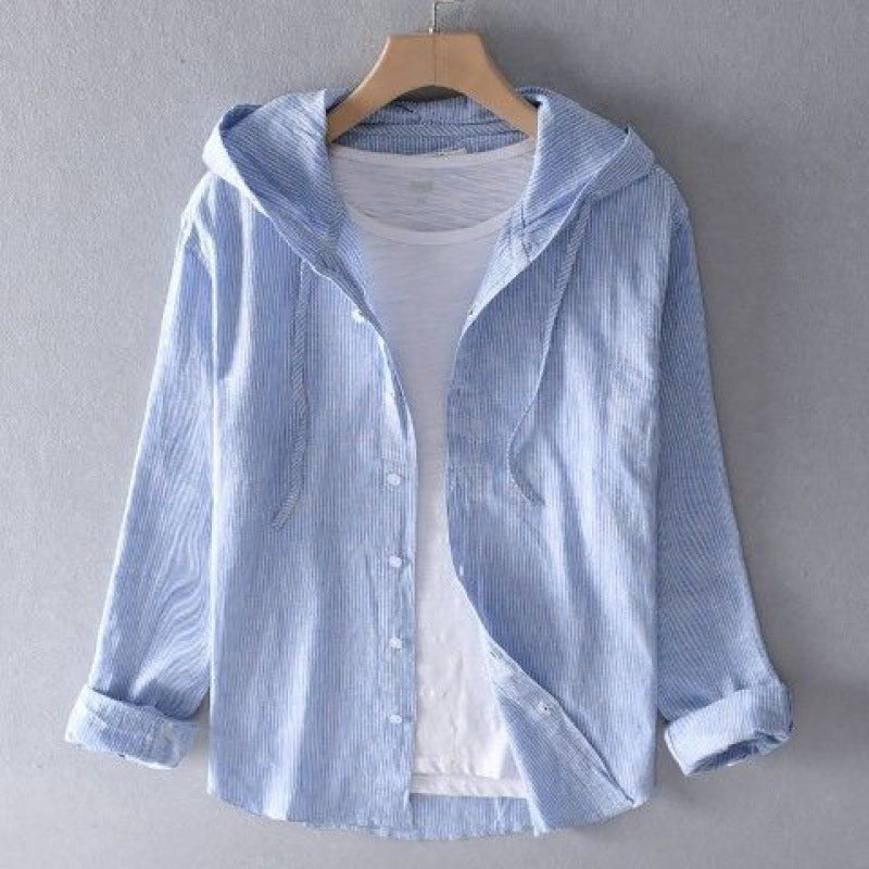 Spokane Linen Hoodie